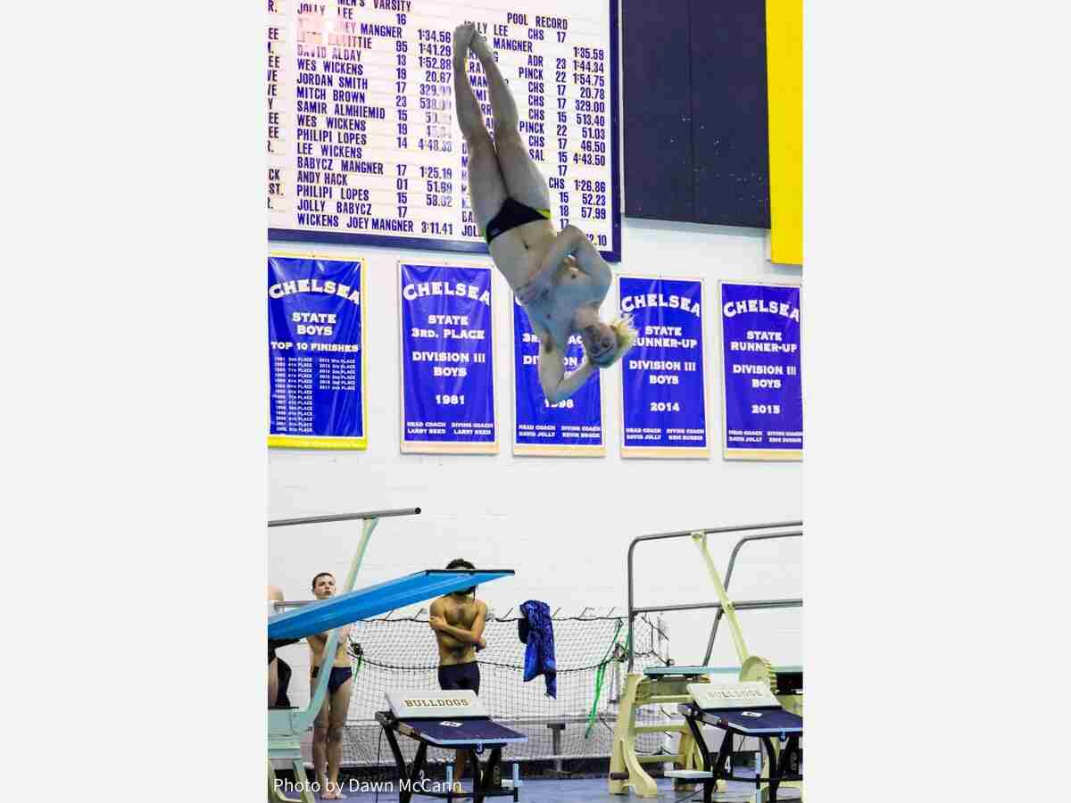 Chelsea Swim and Dive Rolls Past Ypsilanti - The Sun Times News
