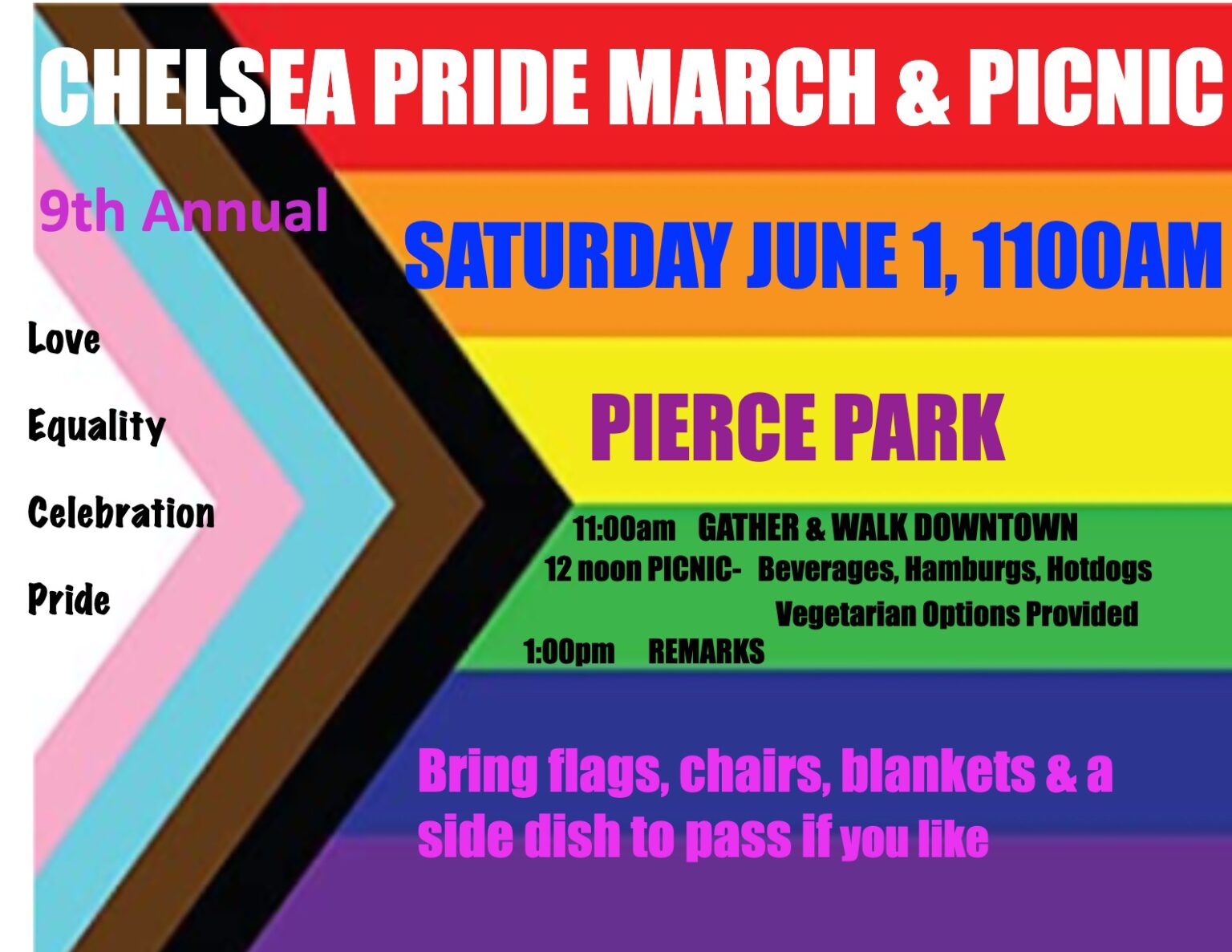 Celebrating Diversity: Chelsea Hosts 9th Annual Pride March and Picnic ...
