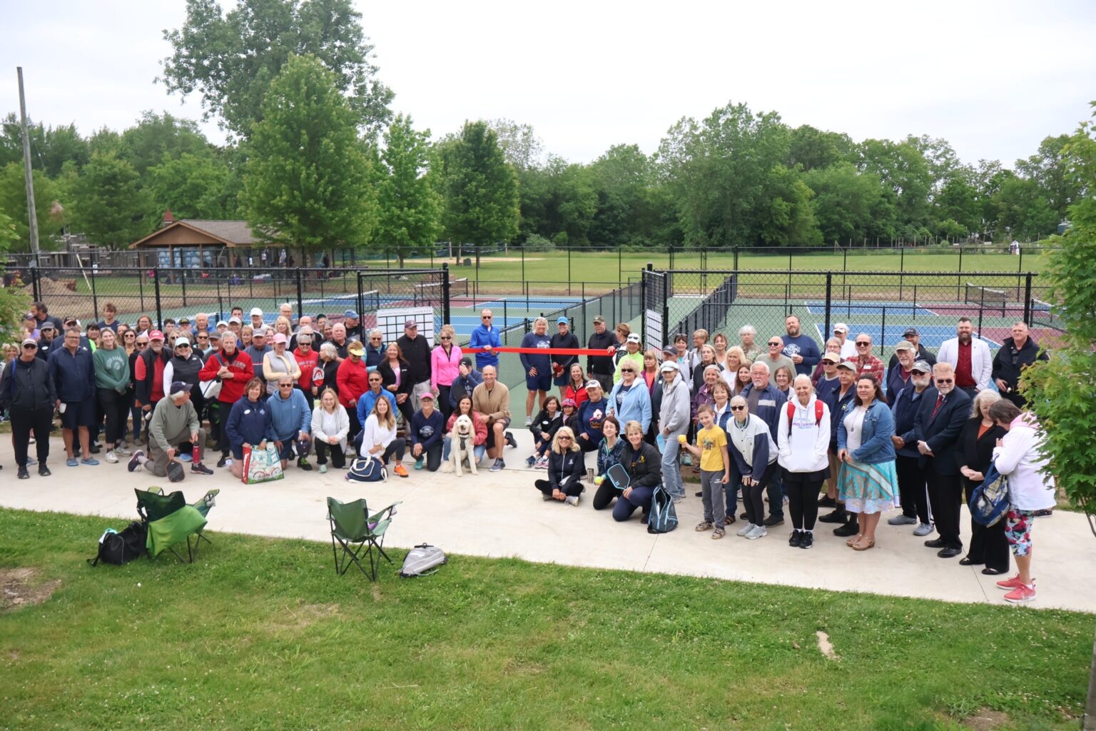 Chelsea Turns Out to Celebrate New TimberTown Courts - The Sun Times News