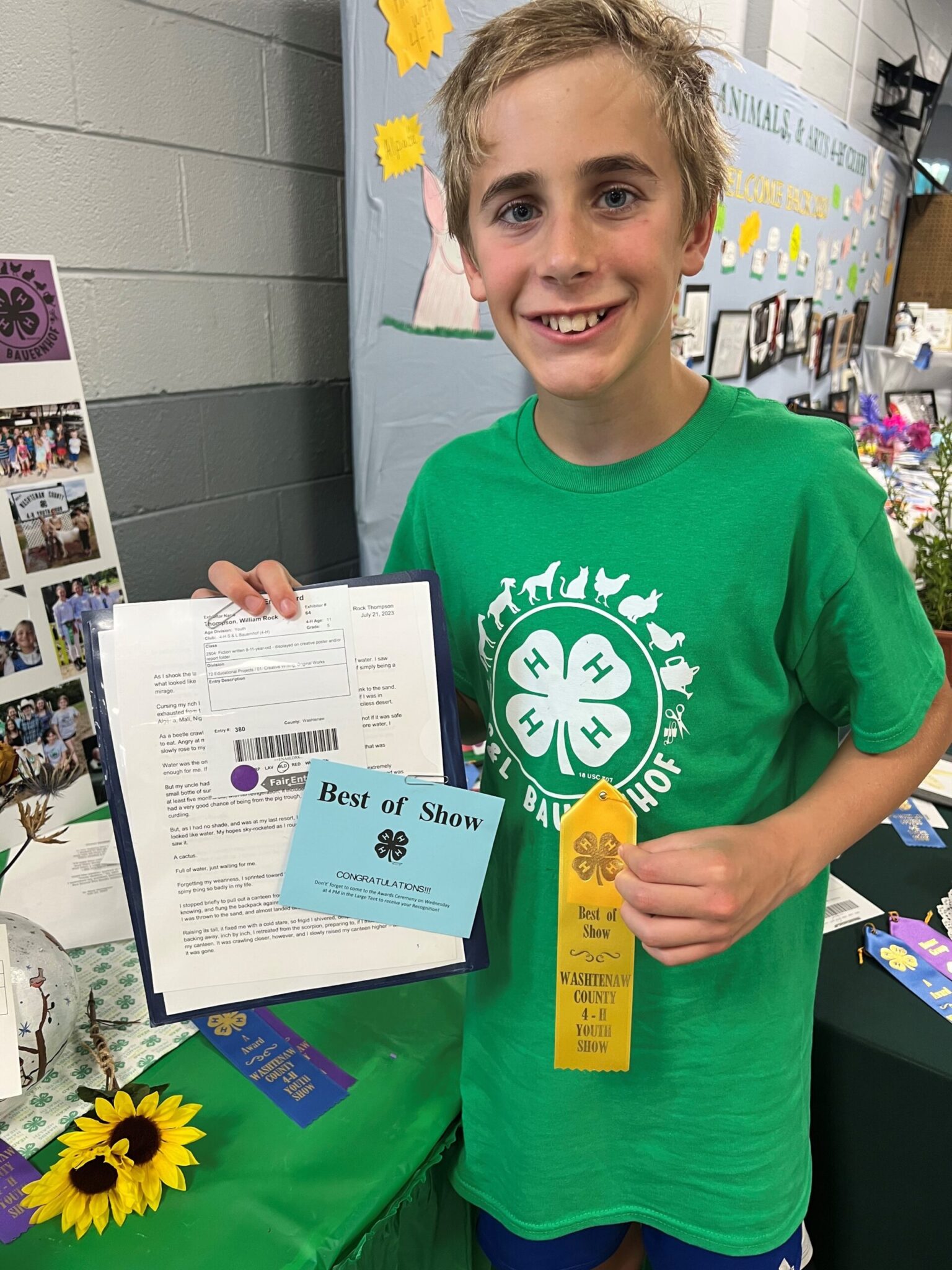 The Washtenaw County 4-H Youth Show Highlights Learning and Hard Work ...