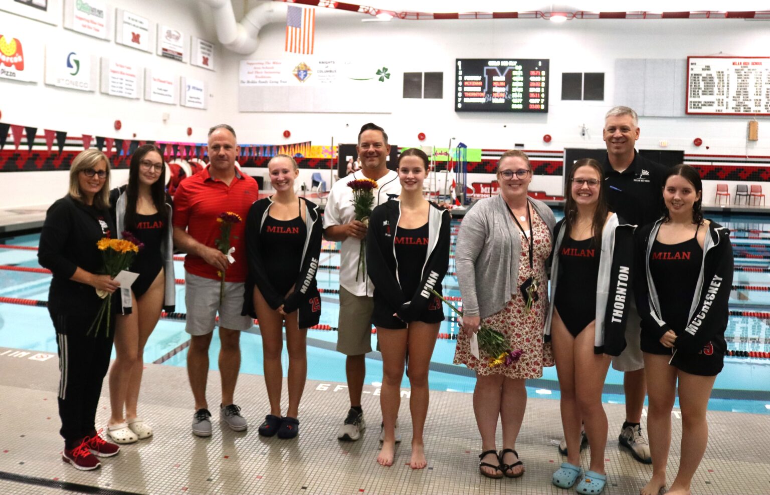 Milan Girls Swim and Dive Team Honors Teachers and Coaches - The Sun ...