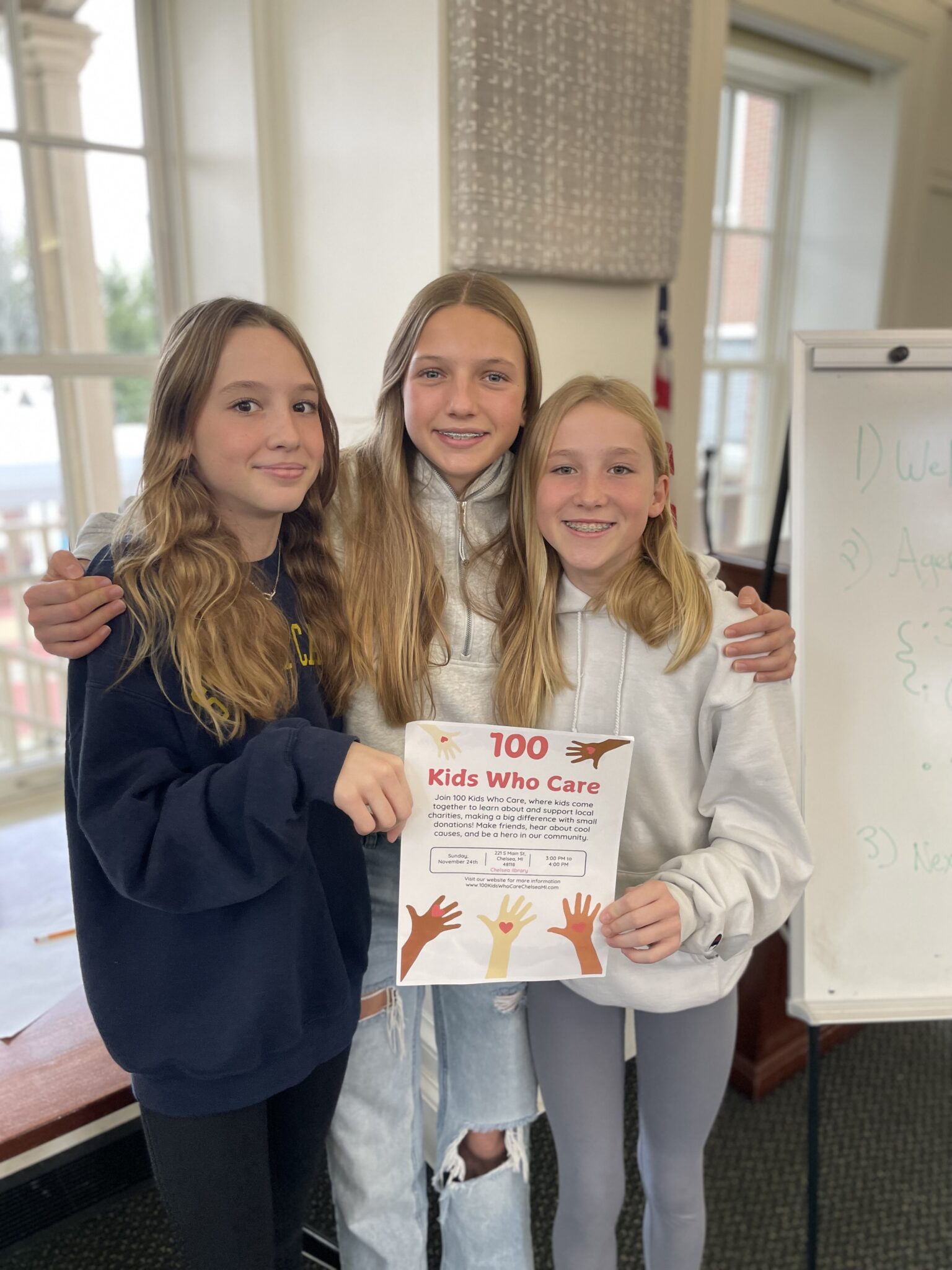 Young Changemakers Launch “100 Kids Who Care Chelsea” - The Sun Times News