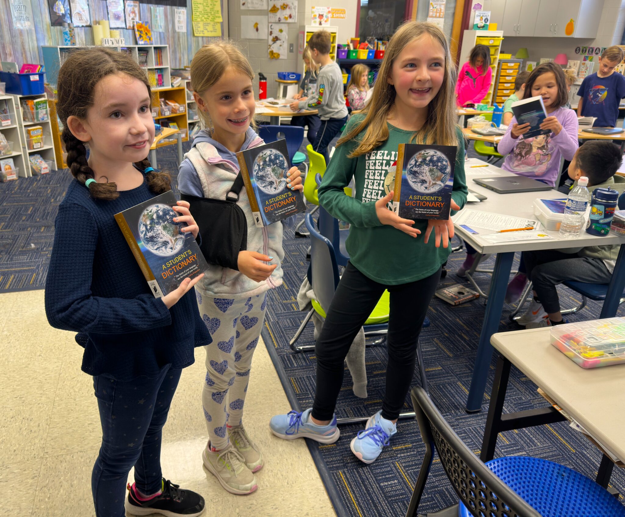 Kiwanis Brings Words to Life: Saline Third Graders Get Their Own ...