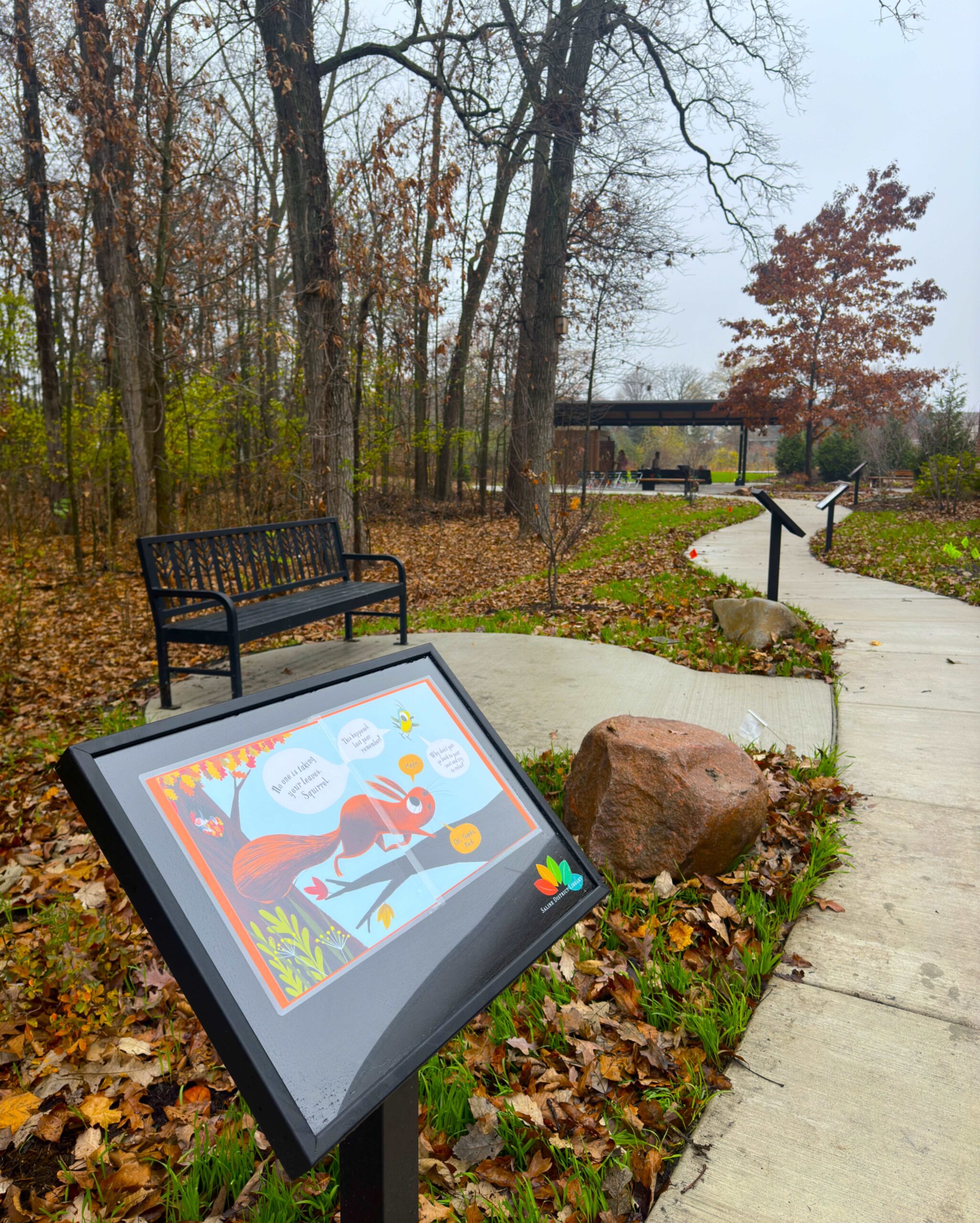 4 Saline Library story trail - photo by Sue Kelch - The Sun Times News