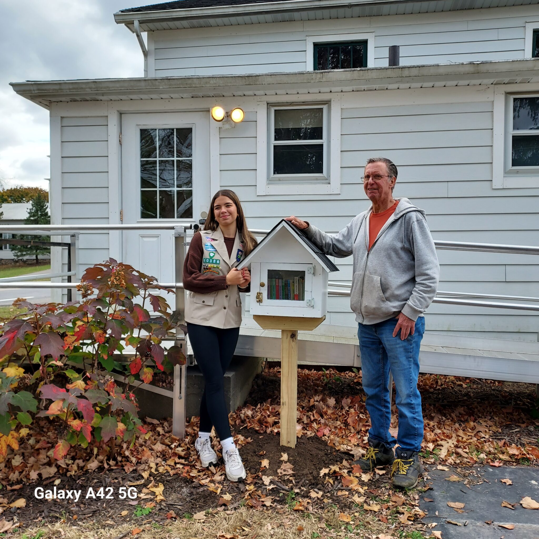 Girl Scout Installs Little Free Library at Webster Historic Village ...