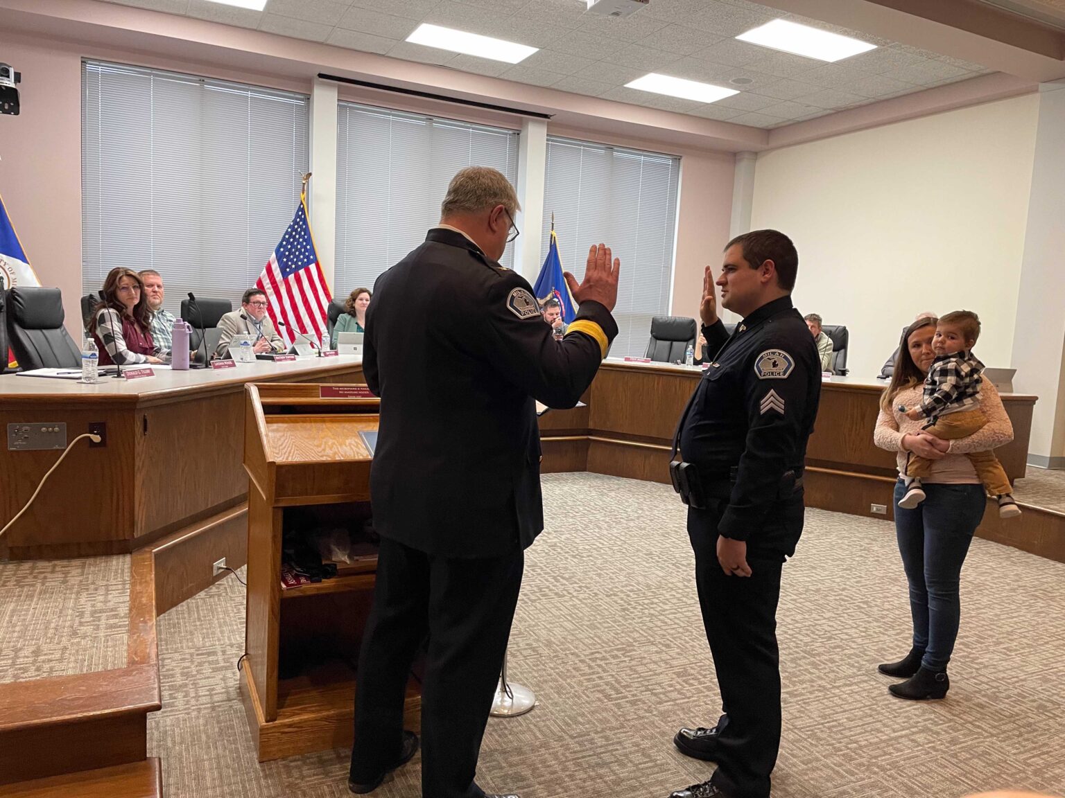 From Officer to Sergeant: Cody Strait's Milestone - The Sun Times News