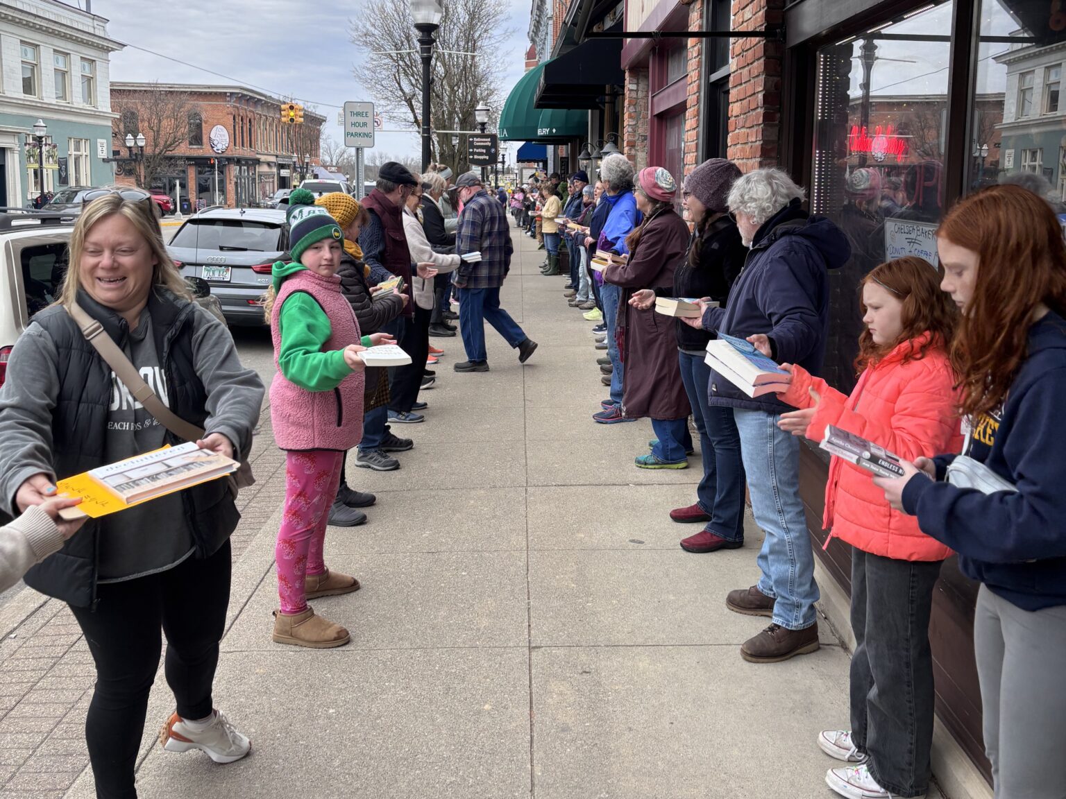 Book Brigade Passed Books Down Main Street, Chelsea as Serendipity ...