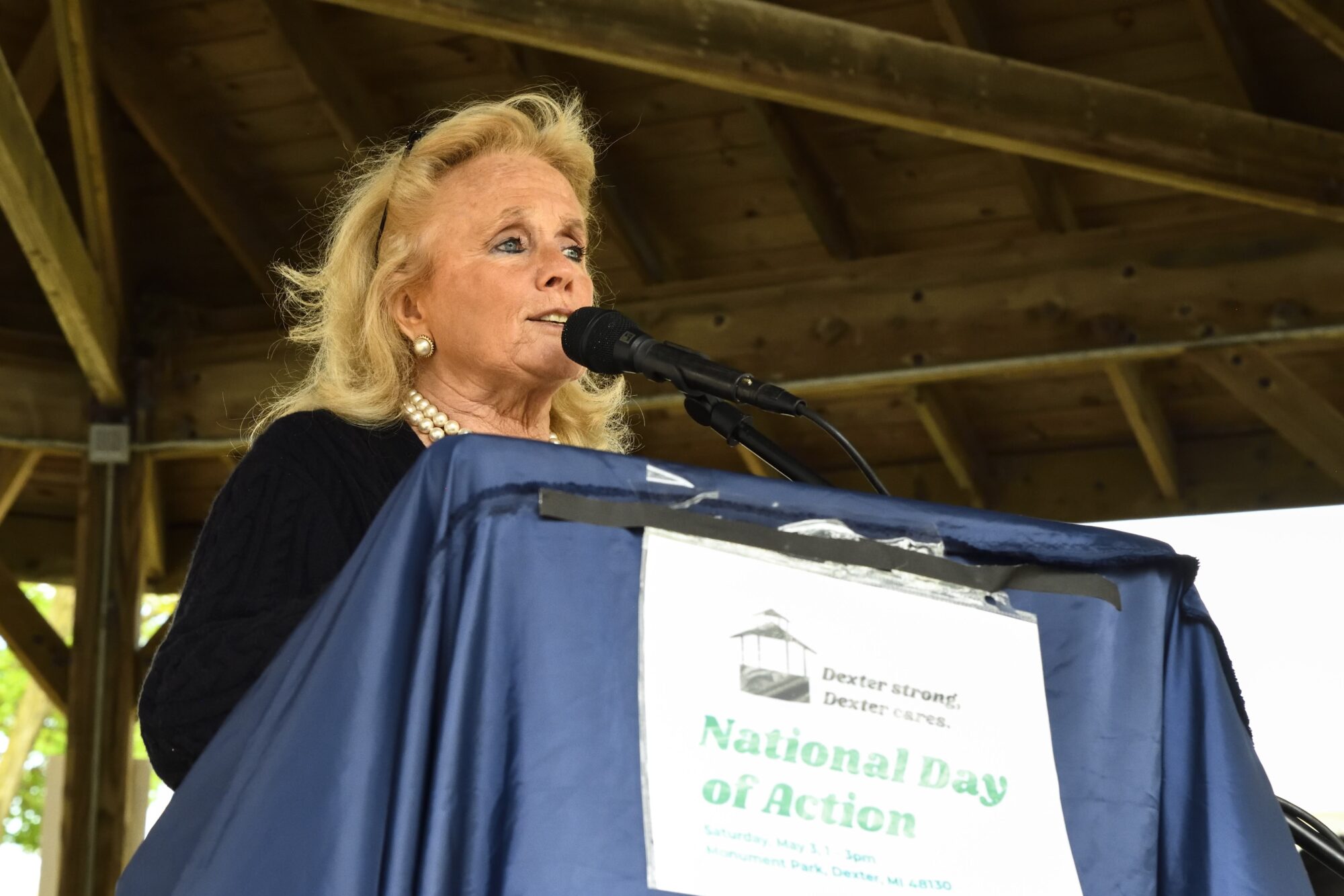U.S. Congresswoman Debbie Dingell Speaks to Hundreds of Protesters in ...