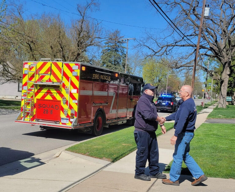 Milan Area Fire Department Chief Retires after 40 years - The Sun Times ...