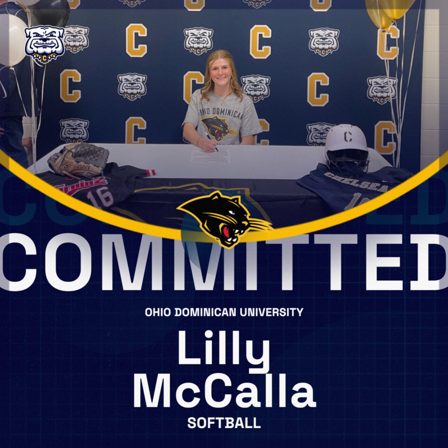 Chelsea’s Lilly McCalla Signs with Ohio Dominican University - The Sun ...