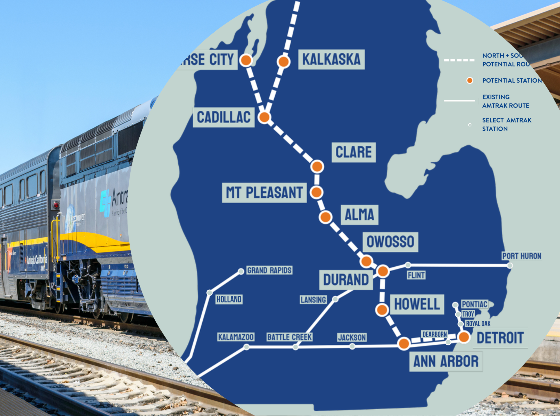 Survey Seeks Public Input on Proposed North–South Passenger Rail Line in Michigan - The Sun ...