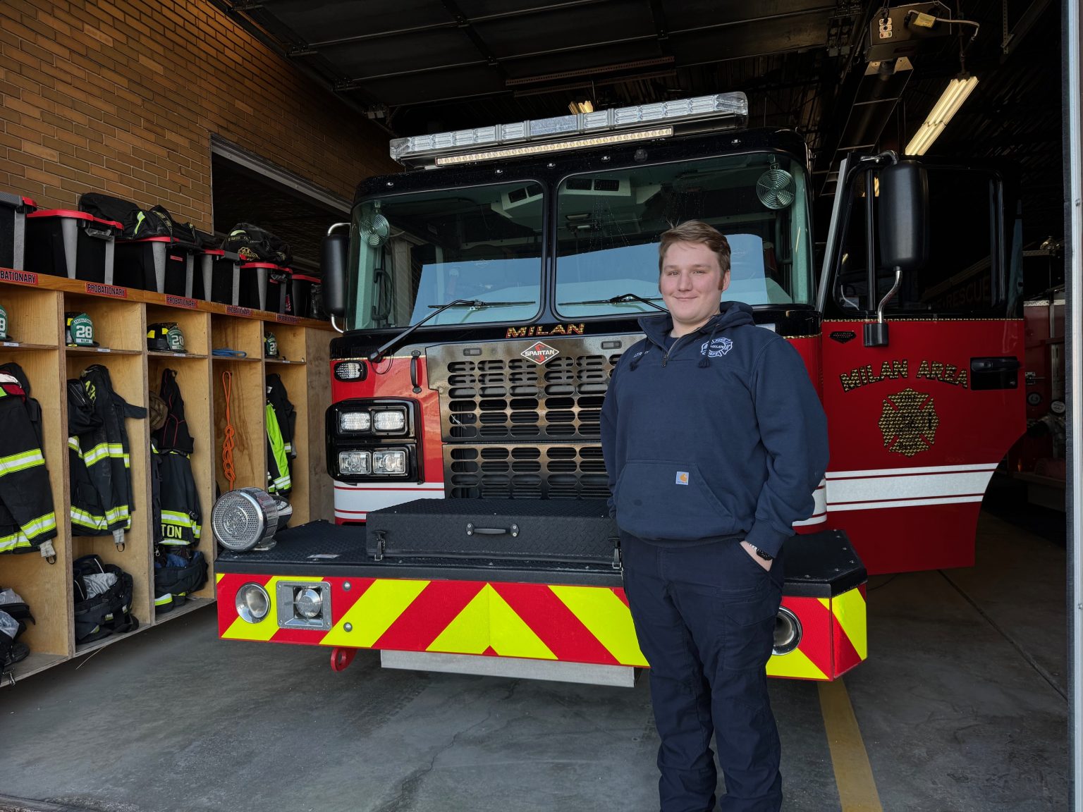 Lt Foley Brings New Energy to Milan Fire - The Sun Times News