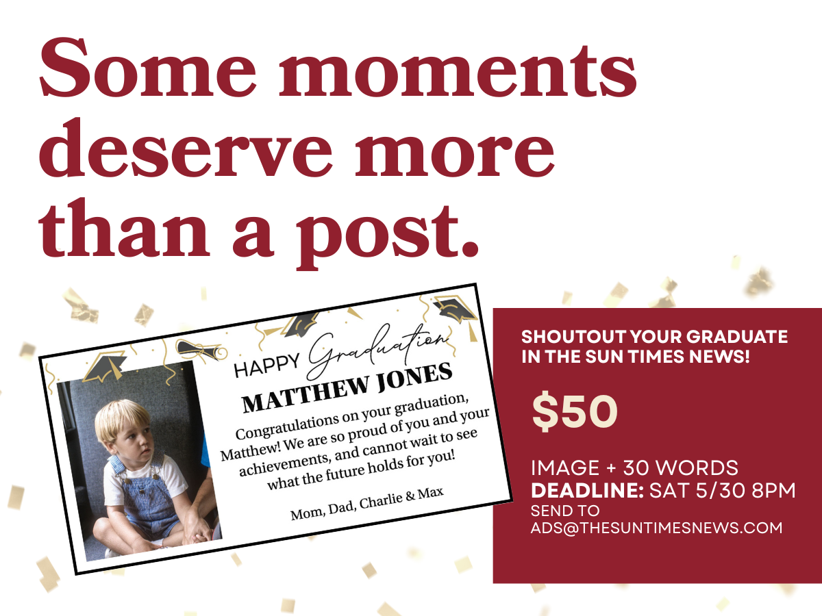 Celebrate Your 2026 Graduate in the Pages of The Sun Times News! - The ...